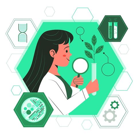 Ilustración Del Concepto De Biotecnología Vector Gratis Science