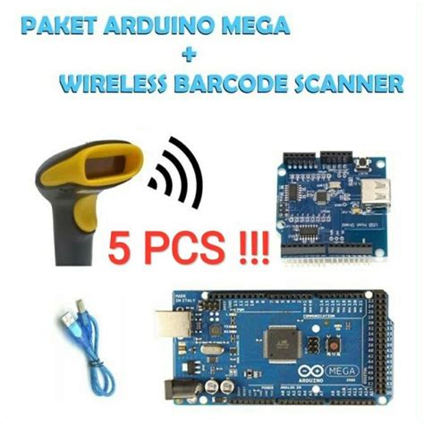 Jual Paket 5 Pcs Arduino Barcode Scanner Wireless Modul Komponen Shopee Indonesia