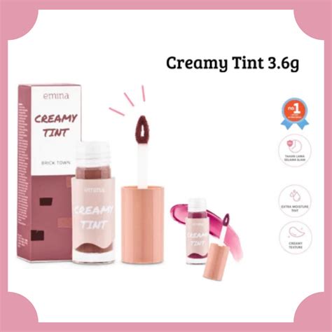 Jual Emina Creamy Tint 36g Lip Tint Shopee Indonesia
