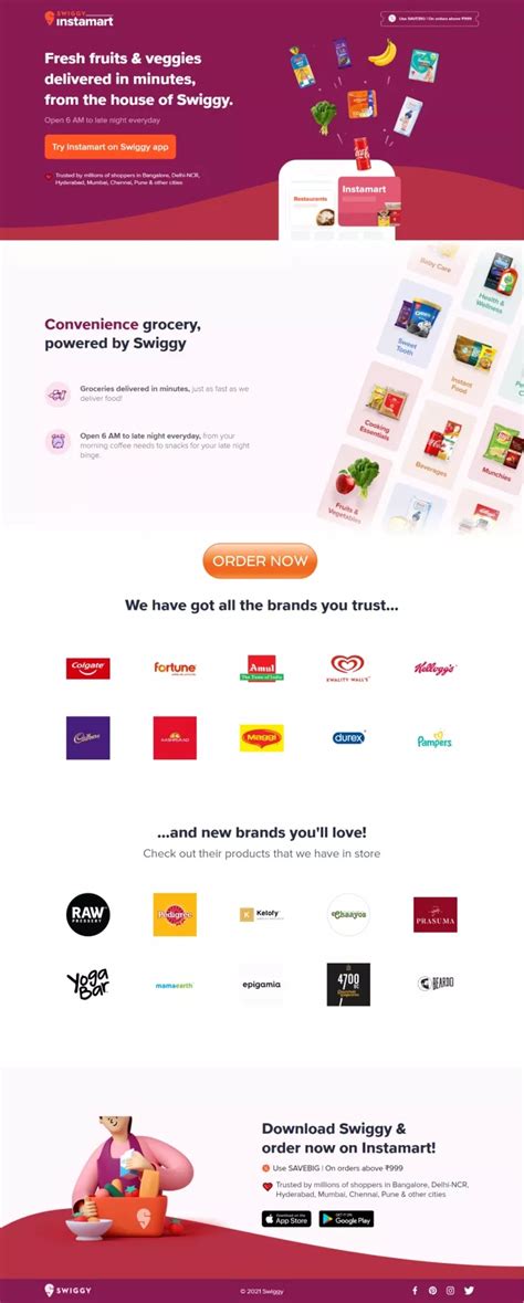 Ppt Swiggy Instamart Groceries Online Shopping Powerpoint