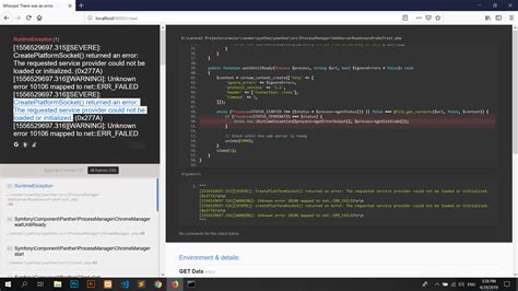CreatePlatformSocket Returned An Error The Requested Service