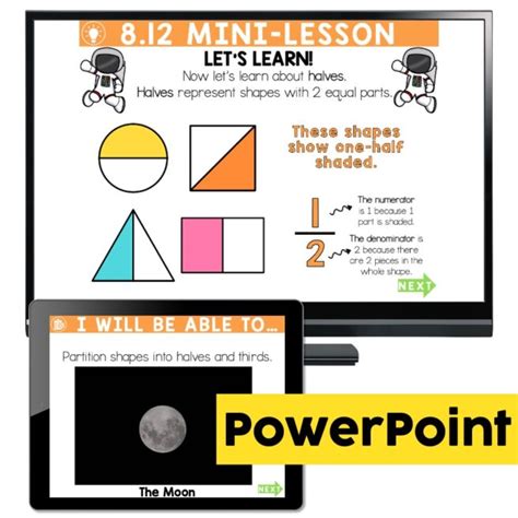 Lucky To Learn Math Fractions Lesson 812 Teaching Slides
