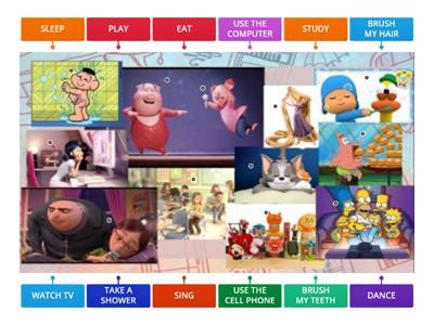 Labelled Diagram Prepositions Recursos De Ensino