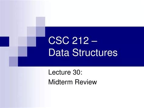 PPT CSC Data Structures PowerPoint Presentation Free Download ID