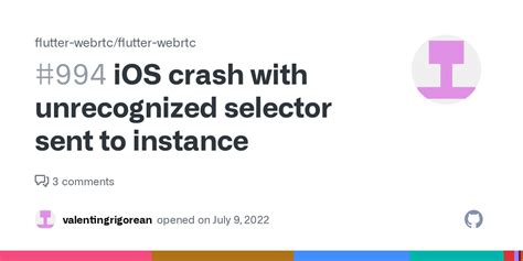 Ios Crash With Unrecognized Selector Sent To Instance · Issue 994