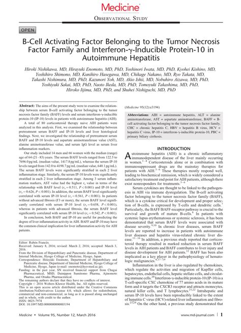 Pdf B Cell Activating Factor Belonging To The Tumor Necrosis Factor