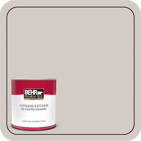 Behr Premium Plus 1 Qt Ppu18 09 Burnished Clay Hi Gloss Enamel