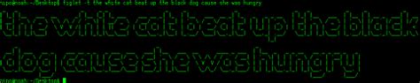 Create ASCII Art Text Banners In GNU Linux Console And Terminal With