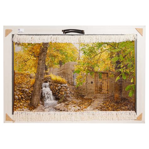 قیمت و خرید تابلو فرش دستباف سی پرشیا مدل منظره کوچه باغ پاییزی کد 903173