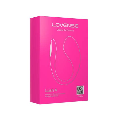 Lovense Lush 4 Remote Control Vibrator Pink Bms Enterprises