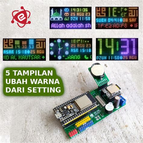Jual Controller JWS Murottal RGB LED MP3 Jam Masjid Jadwal Sholat