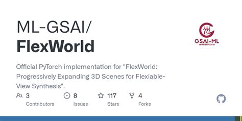 Github Ml Gsaiflexworld Official Pytorch Implementation For Flexworld Progressively