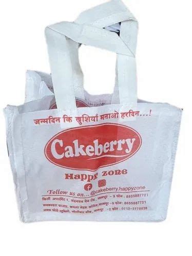 Loop Handle Handled Cotton Printed Carry Bag Capacity 2 Kg Size