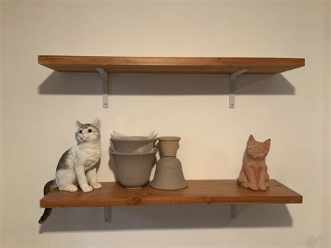 꾸미기 몇 달간의 숙원사업 벽선반 달기