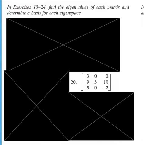 Solved In Exercises Find The Eigenvalues Of Each Chegg