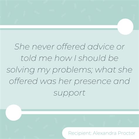 Congratulations To Alexandra Proctor Peer Support Centre