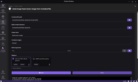 Build And Run A Bootable Flask Application Disk Image In Podman Desktop Build A Bootable
