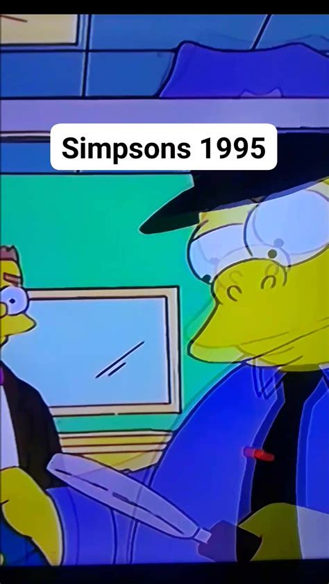 Simpsons 🤔😂🤣 They Warned Us In 1995 Simpsonfunny Thesimpson