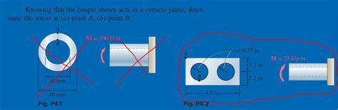 solved knowing that the couple shown acts in a vertical