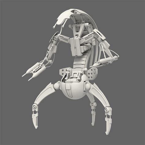 3d Droideka Star Wars Model Turbosquid 1181564