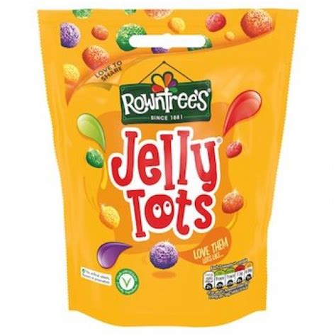 Rowntrees Jelly Tots Pouch 150g British Sweets And Treats