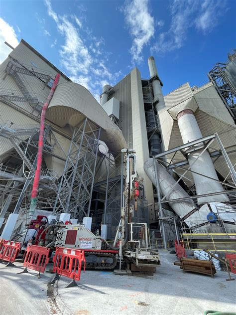 2 X 30m Geobore Boreholes In Rugby On A Cement Plant Leighton Foreman