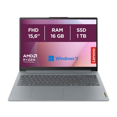 Lenovo Ideapad Slim Notebook Fhd X Amd Ryzen U Gb Ram Tb Ssd