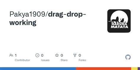 Github Pakya1909drag Drop Working