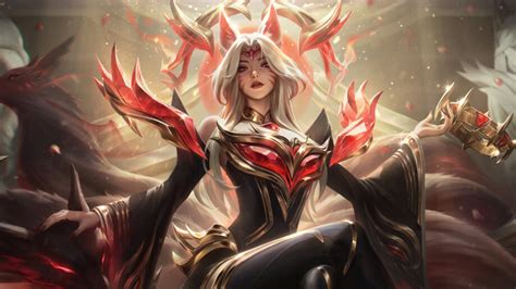 Ahri Immortalized Legend Lol 4k 5450j Wallpaper Iphone Phone