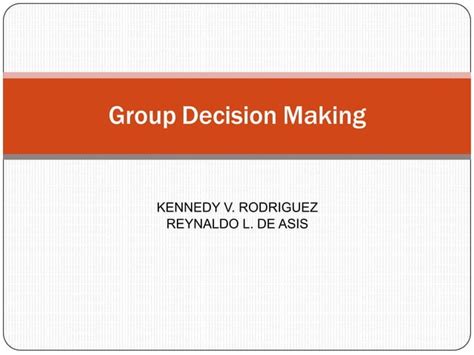 Group Decision Making Garbage Can Model Ppt