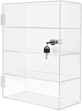 Amazon Acrylic Display Case 4 Layer Transparent Countertop