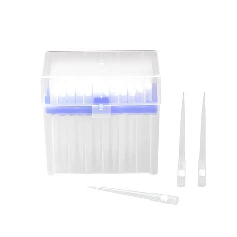 Lab Disposable PP Plastic Filtered UL Sterilized Micro Pipette Tips With Filter Rack Box UL