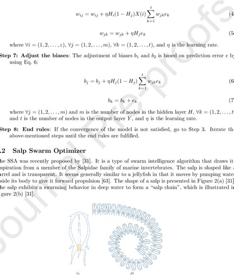 A Single Salp B Salps Chain Salps Swarm Download Scientific