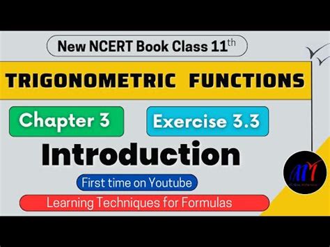 Chapter Exercise Introduction Trigonometric Functions Class