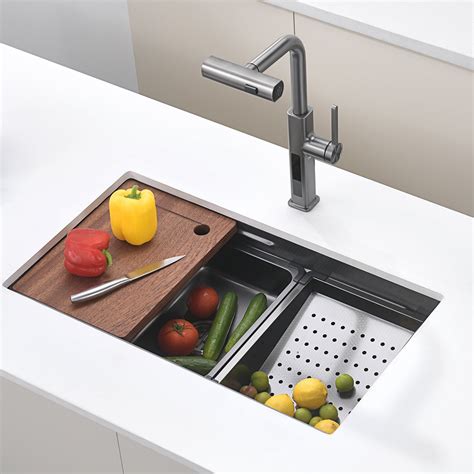 Stainless Steel Single Bowl Kitchen Sink Ks2201 Lefton Home