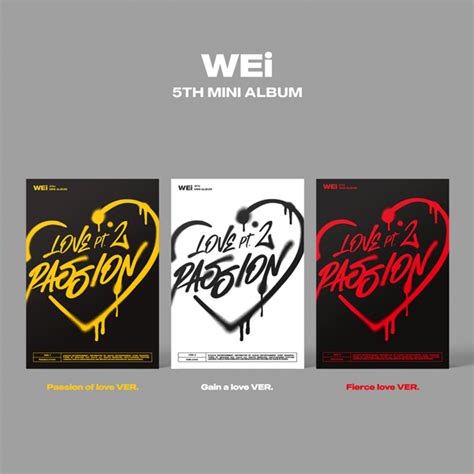 Album Wei Love Pt Passion Kpopowo Pl Albumy Kpop Cd Gad Ety