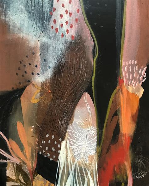 Floral Mixed Media Landscape Art