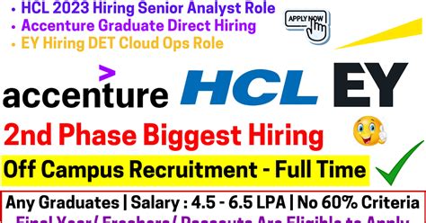 Accenture Off Campus Urgent Hiring As Associate Software Engineer ASE Role B E B Tech M