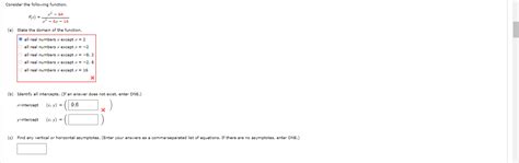Solved Consider The Following Function F X X26x16x264 Chegg