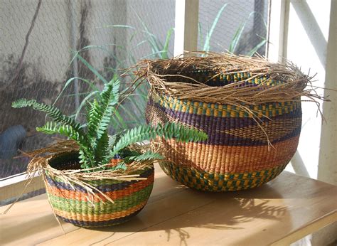 Afrimod Birds Nest Planter Basket Set 1 • Afrimod