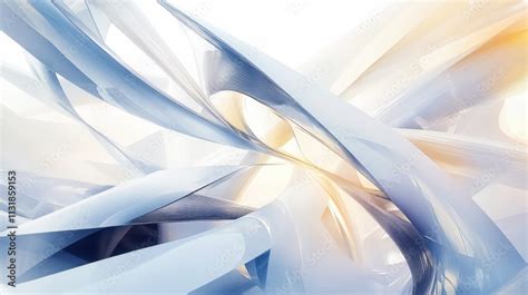 Abstract Digital Architecture Design Project Parametric Shapes And