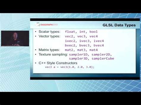 Introduction To OpenGL Programming SIGGRAPH 13 Adventures In Programming