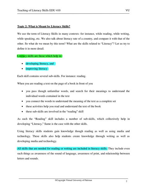 SOLUTION Edu410 Highlighted Handouts Pdf Studypool