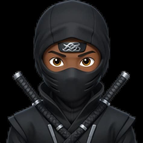 Black Ninja Emoji Ai Emoji Generator