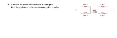 Solved Consider The Partial Circuit Shown In The Chegg