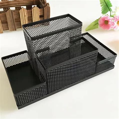 Organizador De Mesa Porta Canetas Lápis 4 Divisões Vertical MercadoLivre
