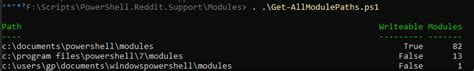 Get The Powershell Module Paths Ars Scriptum