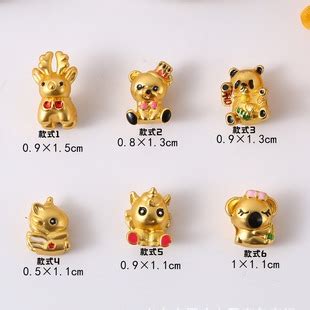 大孔配珠保色金越南古沙金卡通龙猫叮当猫猫爪麋鹿流氓兔手串编绳 阿里巴巴