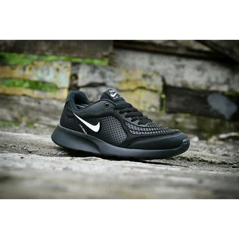 Jual Sepatu Nike Sneakers Sekolah Full Hitam Shopee Indonesia