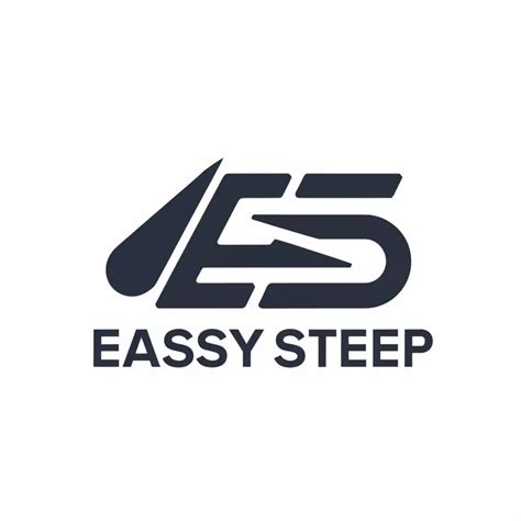Logo Design For Eassy Step Minimalistic Es Symbol For The Automotive